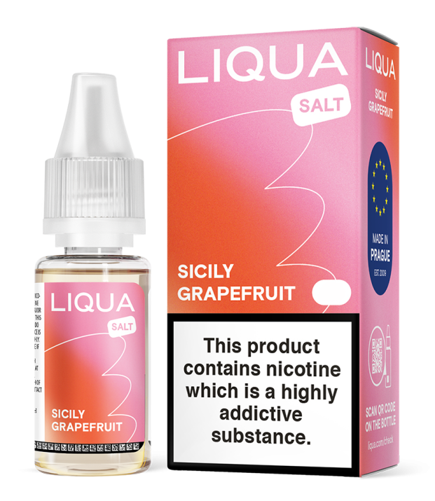 никотинови соли Liqua Salt 10ml Sicily Grapefruit 10мг | Esmoker.BG