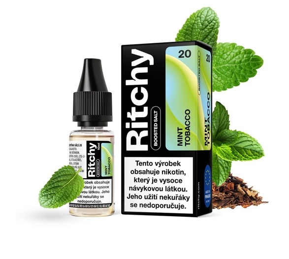 никотинови соли Ritchy Salt 10ml Mint Tobacco 20мг | Esmoker.BG